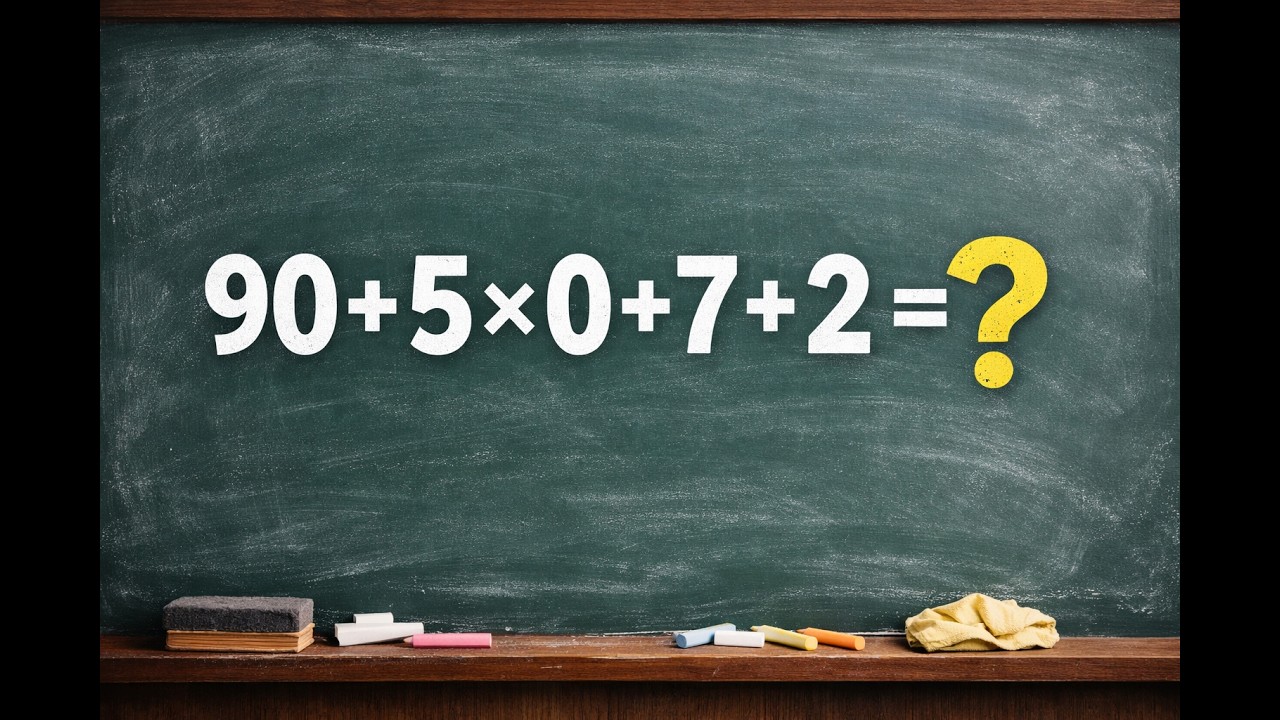 90+5×0+7+2=?