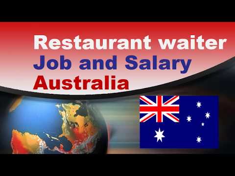 Restaurant waiter Salary in Australia - Jobs and Wages in Australia