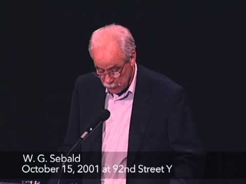 W.G. Sebald Reads from His Novel Austerlitz at the 92nd Street Y (Video ...