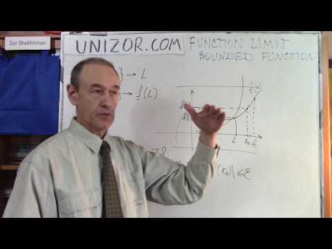 Unizor - Function Limit - Bounded Functions
