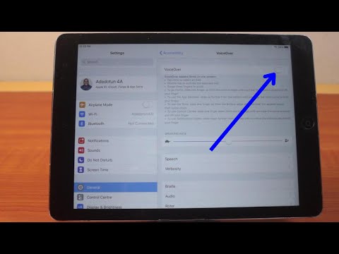 How to Turn On or Off Voiceover on iPad