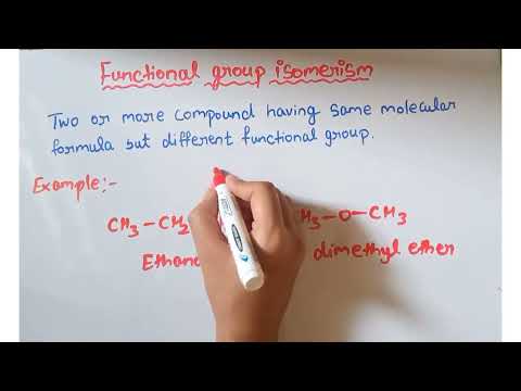 Functional group isomerism