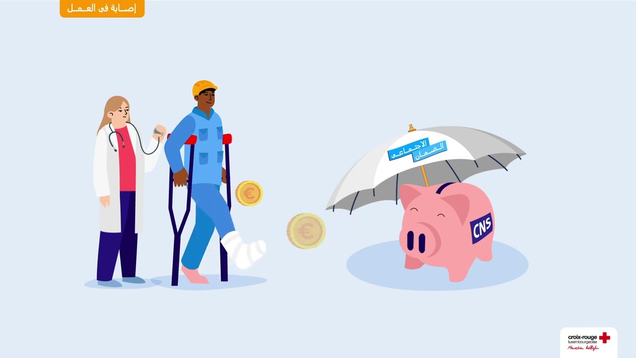 Video Service Lisko: Social security in Luxembourg (ARABIC VERSION)