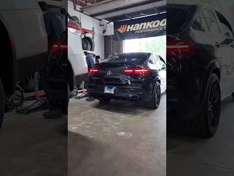 Mercedes AMG GLE 53 getting a tire fixed #automotive #mechanic #tires #mercedes