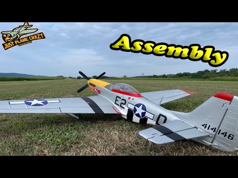 Assembly of the Arrows P51D 1100mm Detroit Miss from HobbyZone