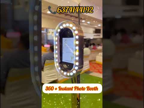 Instant Photo Booth for Wedding| Grand Wedding Ideas #photobooth #mirrorphotobooth #selfiebooth