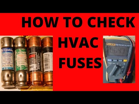 HVAC - How to check fuses on hvac system