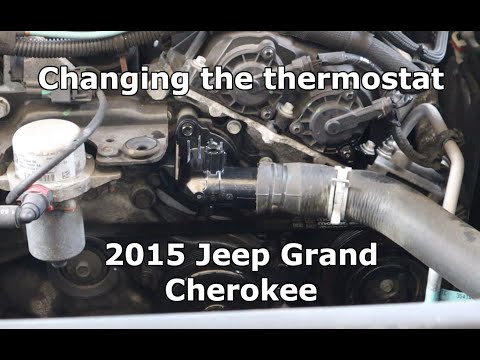 Changing the thermostat in a 2015 Jeep Grand Cherokee (P0128)