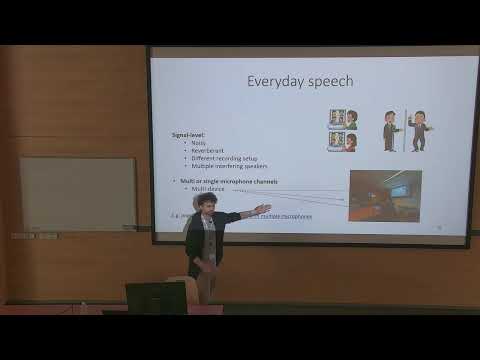 [camera] Day 7 morning - JSALT 2025 - Burget, Cornell, Masuyama: Robust speech recognition I.