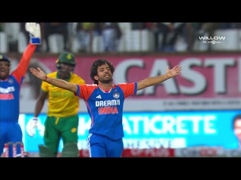 Ravi Bishnoi 3 wickets vs South Africa | 1st T20I, SA VS IND