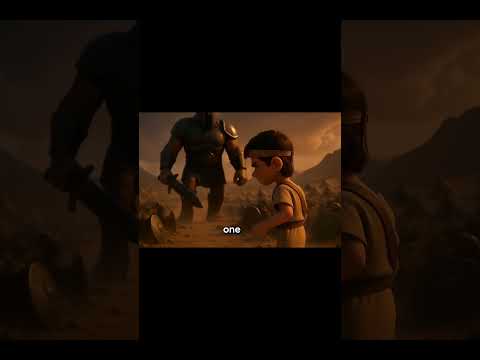 He Faced a Giant With Just a Sling | David & Goliath Animated Bible Story