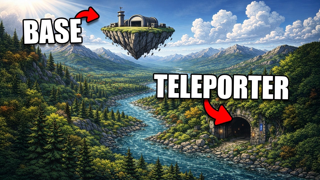 Building the ULTIMATE Teleporter Sky Base in DayZ…