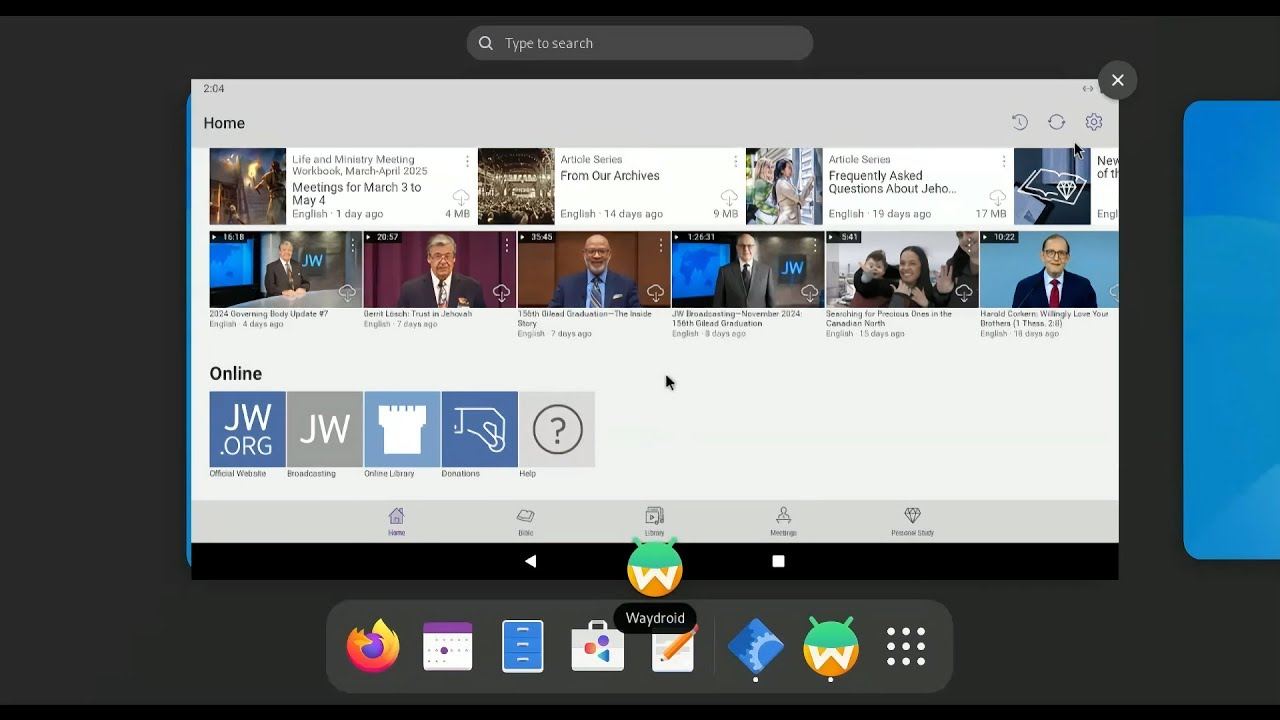 Install JW Library Linux
