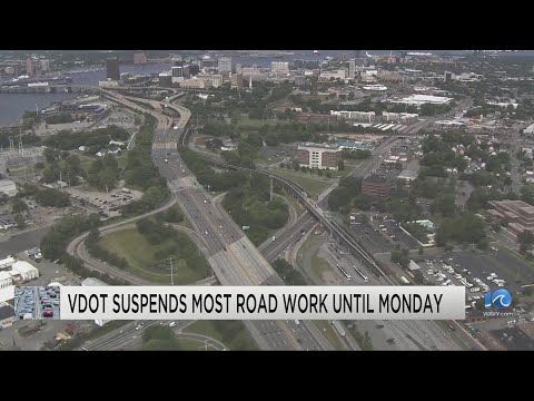VDOT and NCDOT pause construction during Thanksgiving travels