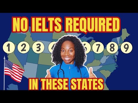 9 USA States That Do Not Require IELTS/English Exam for Overseas Nurses | NCLEX Process | No IELTS