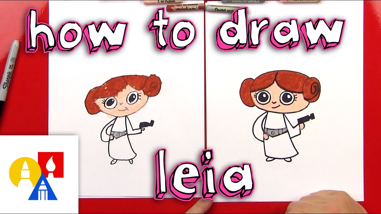 How To Draw A Cartoon Princess Leia