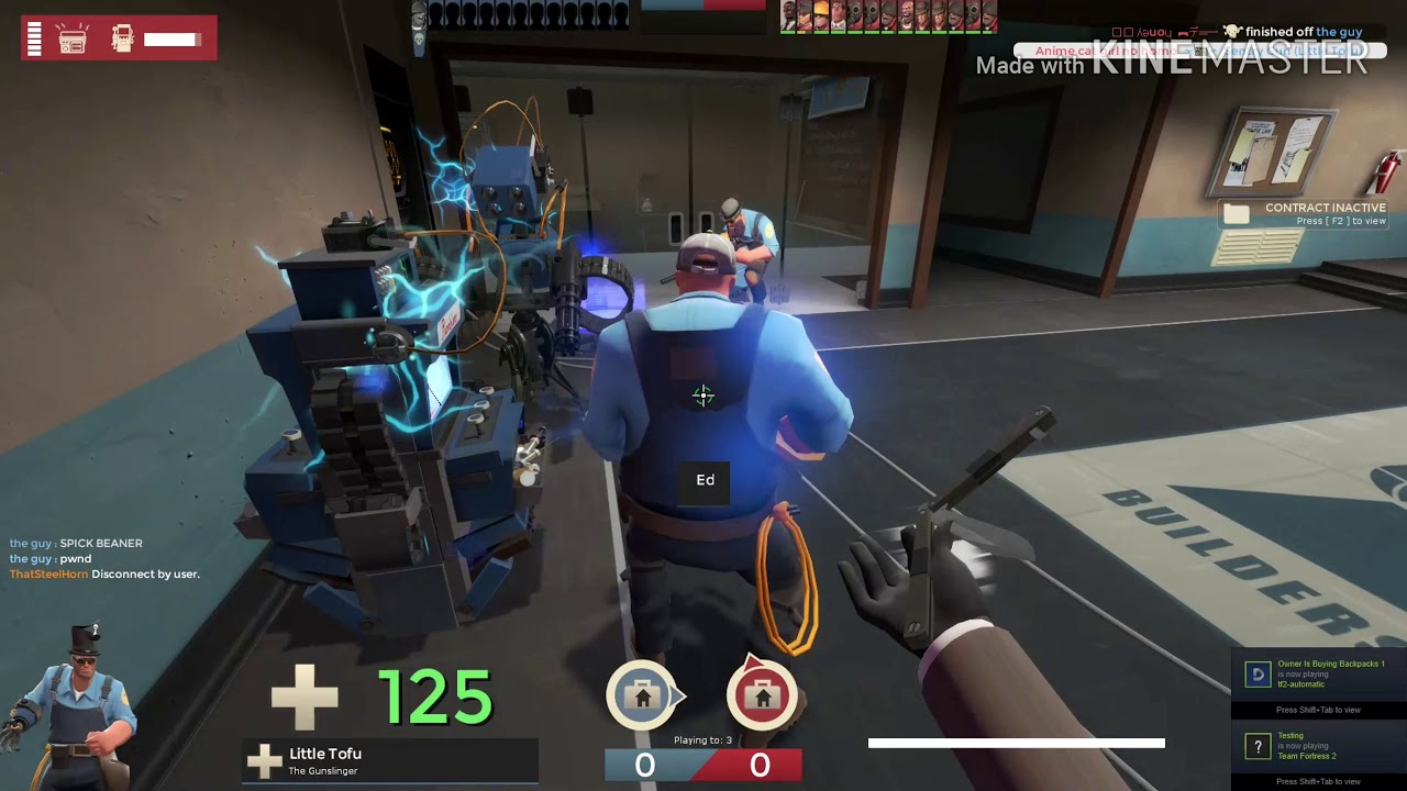 Engineer tf2 has a mental breakdown