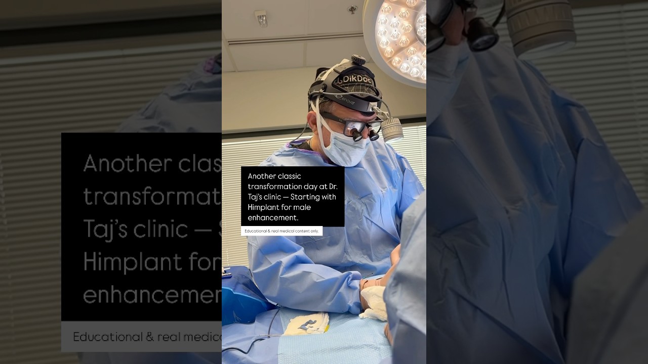 Behind the scenes of a real male enhancement procedure — Today we’re starting with Himplant.