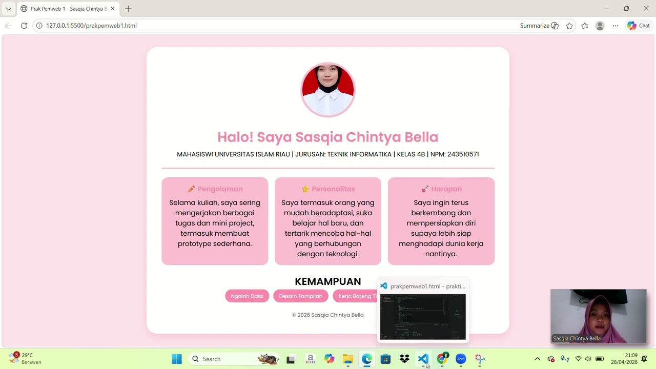Cara push website ke github praktikum pemrograman web, SasqiaChintyaBella(243510571)