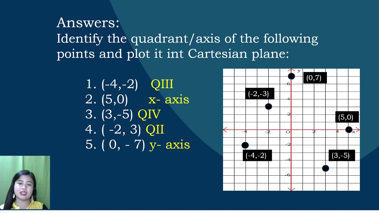 Grade 8 Math week 4 Rectangular Coordinate System