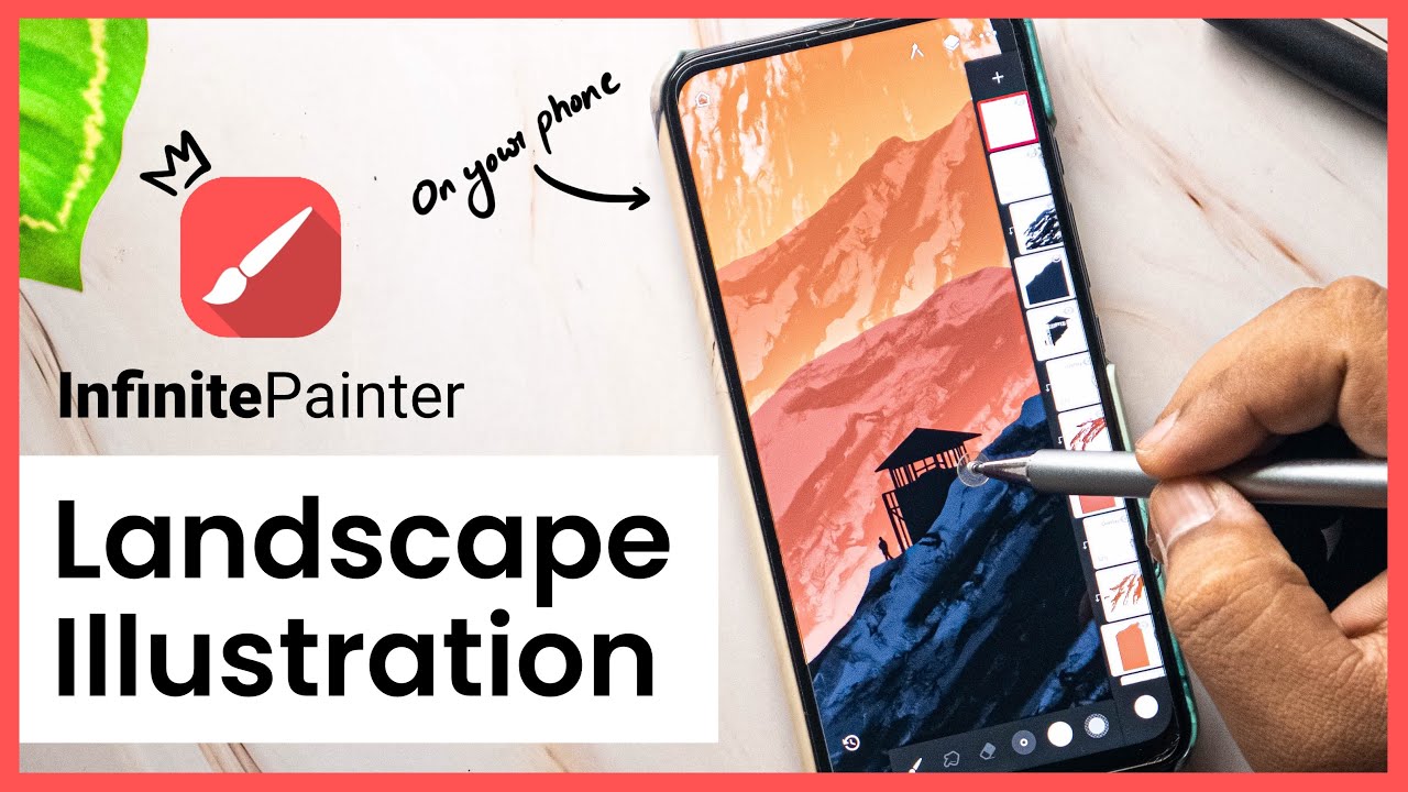 Landscape Tutorial on infinite painter – Kipzis brushes