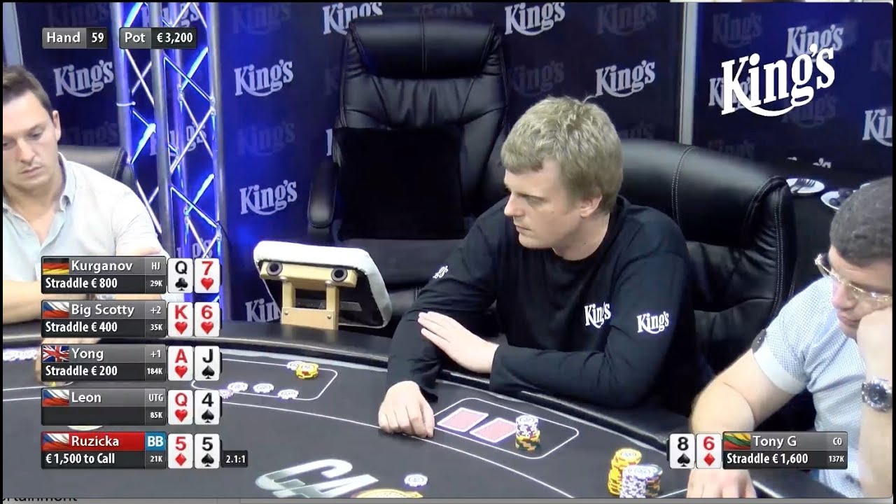 Vojtech Ruzicka on King's Casino Cash Game