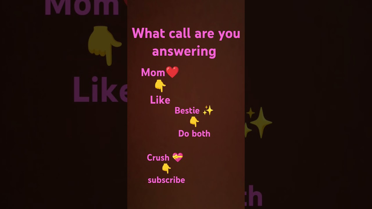 What call are you answering