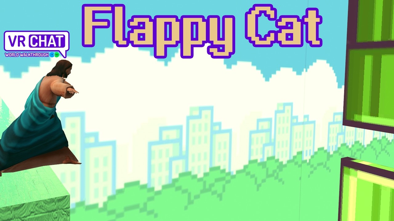 Flappy Cat - VRChat World Walkthrough