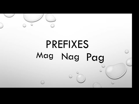 Learn Bisaya: Prefixes: Mag, Nag, Pag (Bisaya-English)