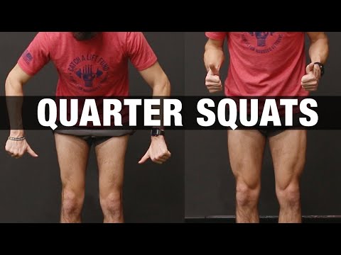 Athlean-X Shows How Quarter Squats Spur Leg Muscle and Strength