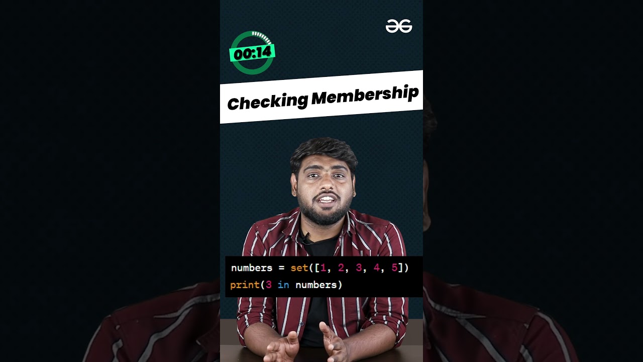 60 Seconds TRICK to Optimize your PYTHON Code | GeeksforGeeks #shorts