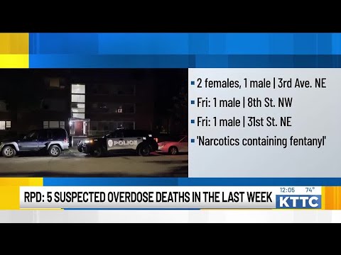 Five suspected overdose deaths