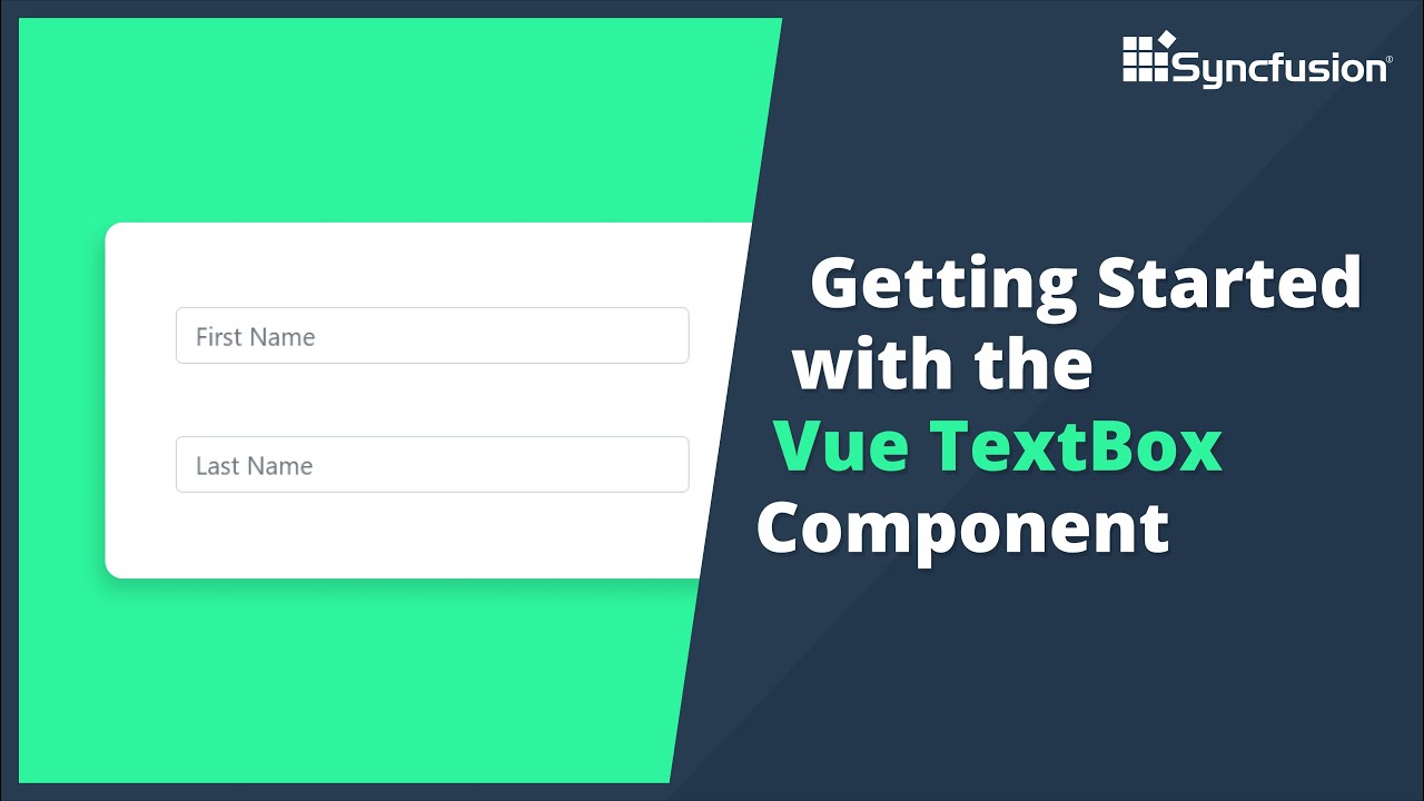 Getting Started with the Vue TextBox Component