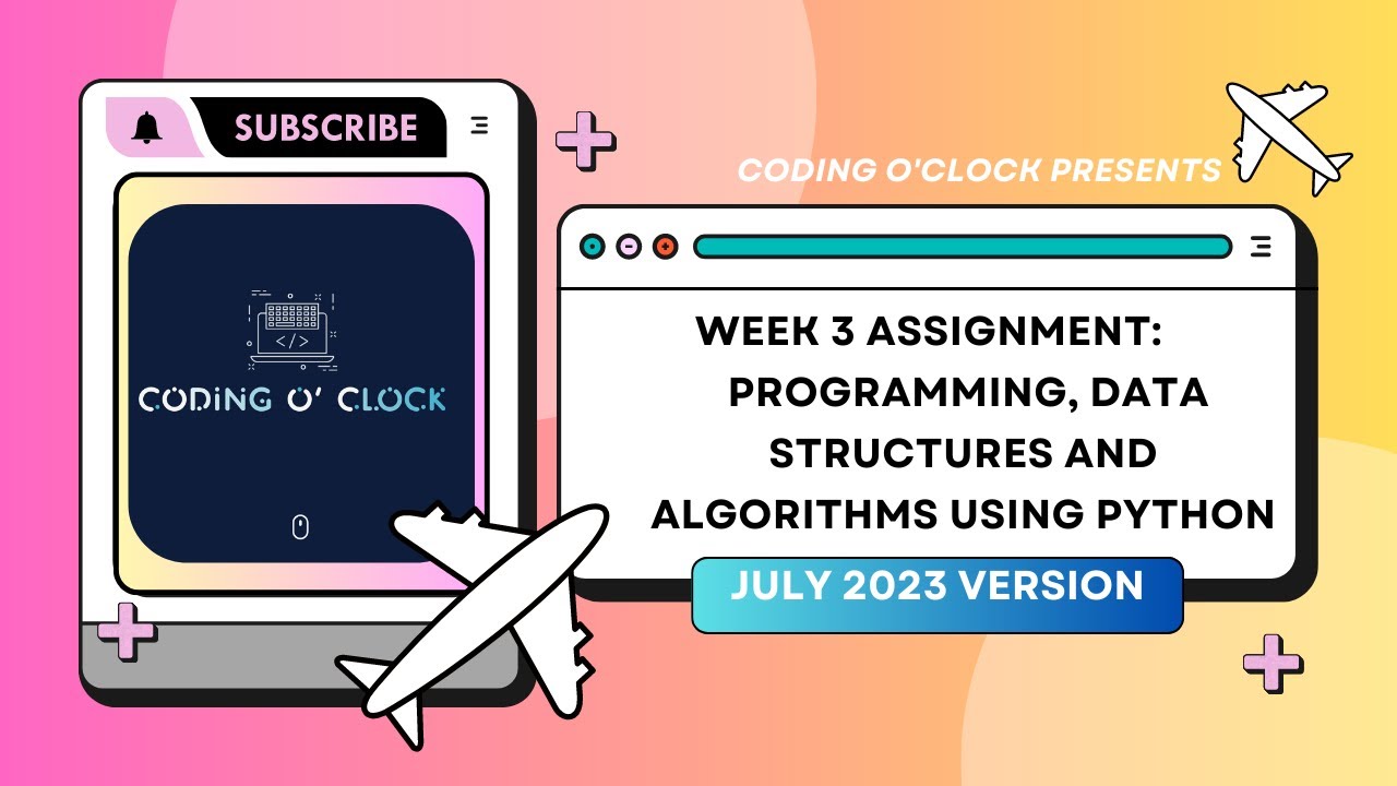 NPTEL Week 3 Assignment: Programming, Data Structures And Algorithms Using Python July 2023.