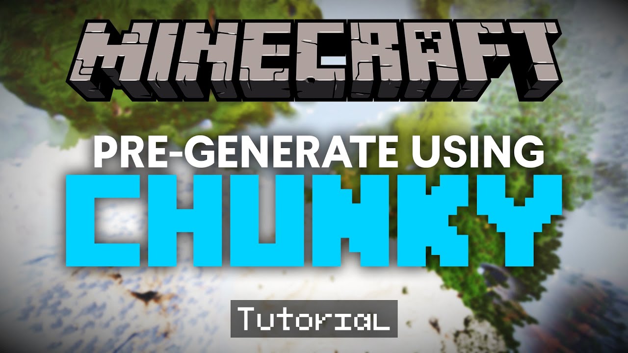 How To Pre-Generate Your Minecraft World Using Chunky (Tutorial)