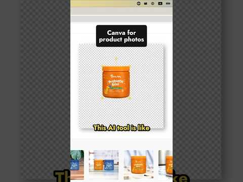 Canva-like AI product photo generator ???? #aitoolsforbusiness #graphicdesign #ecommerce #marketing