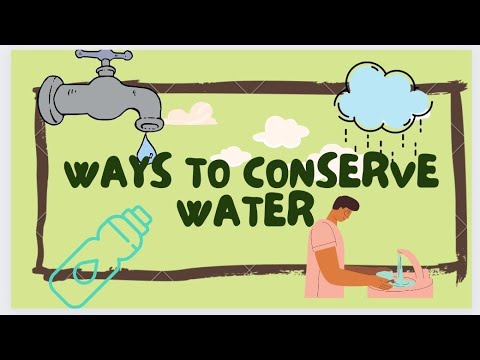 Conserving water 💧