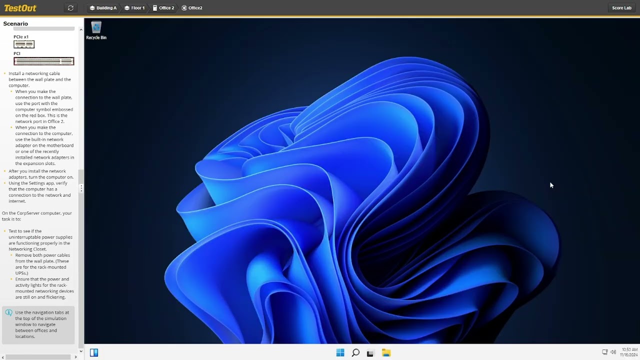 TestOut PC Pro 1.1.9 Connect Internal Components Lab Guide