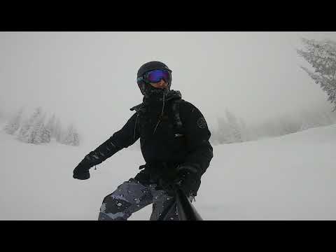 Grand Targhee with fresh powder