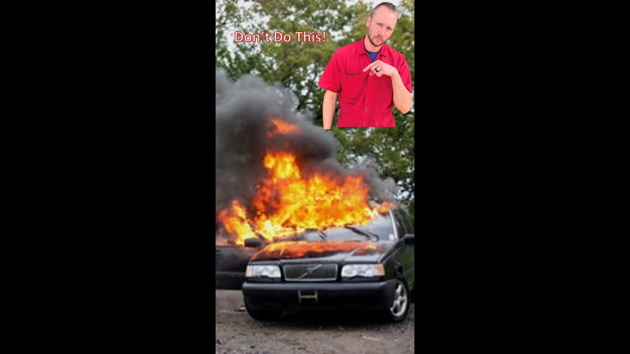 If you do This your car battery can Explode!