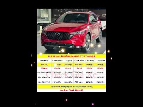 Giá xe Mazda CX 5 2025 Tháng 4