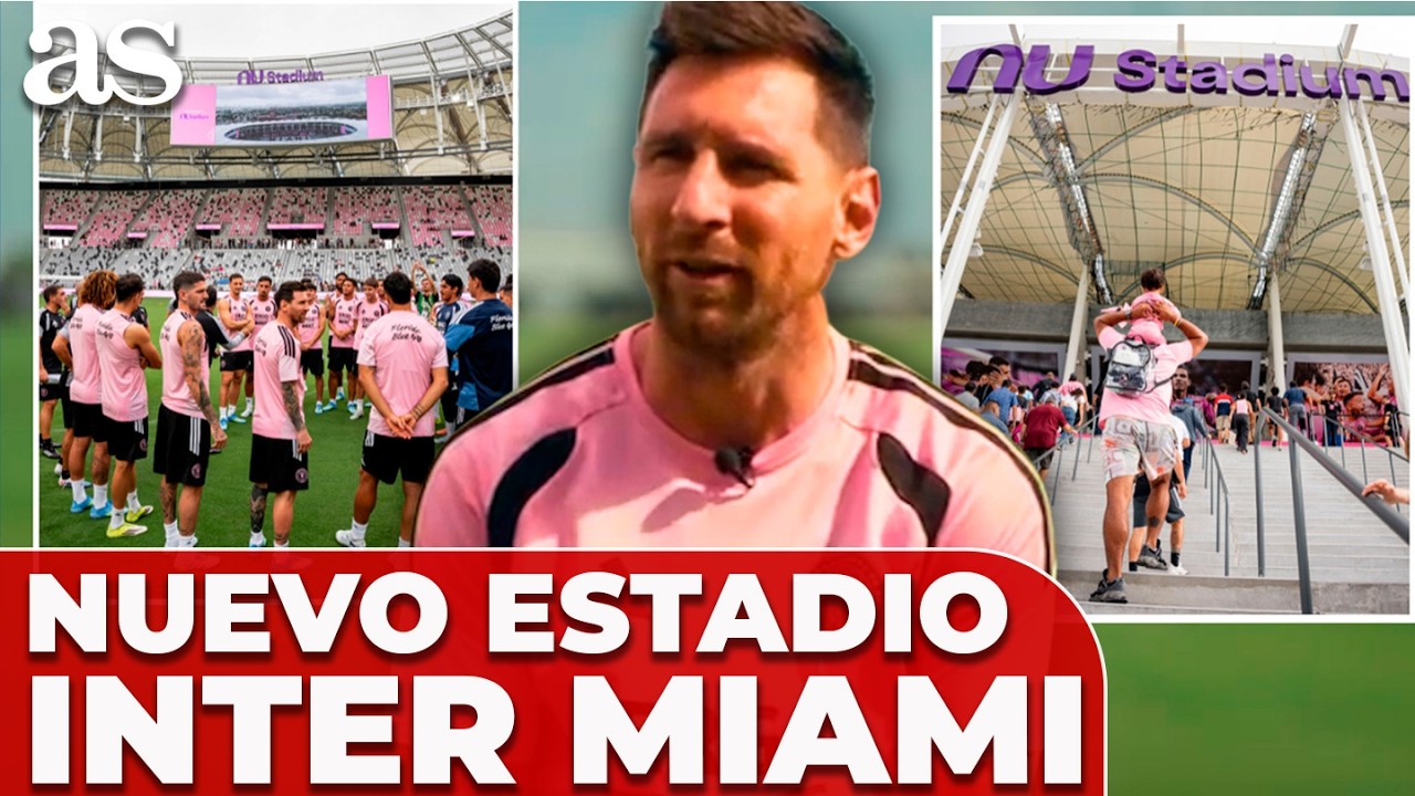 MESSI SE RINDE ante el nuevo estadio del INTER MIAMI