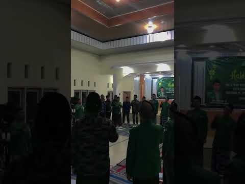 Acara halal bihalal pac ansor kecamatan kembang