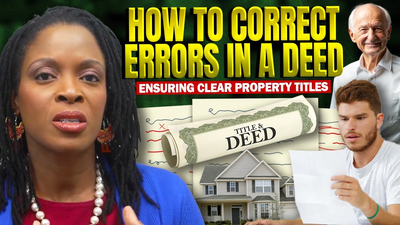 How to Correct Errors in a Deed - Ensuring Clear Property Titles