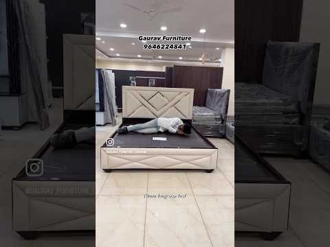 King Size Bed ₹15000 only 9646224841 Gaurav Furniture Ludhiana