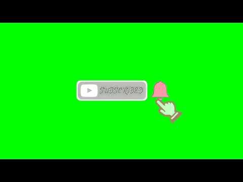 Pink subscribe button green screen free download 2021