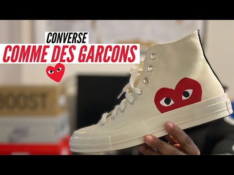 THESE ARE THE BEST SHOE UNDER $150! CONVERSE COMME DES GARCONS PLAY !