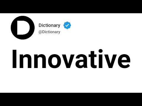 Innovative Meaning In English
