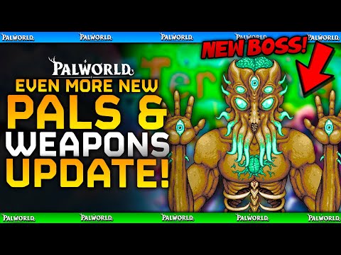 Palworld Just DROPPED NEW PALS, WEAPONS & BOSSES Promo Info - CONTENT DLC UPDATE - Tides Of Terraria