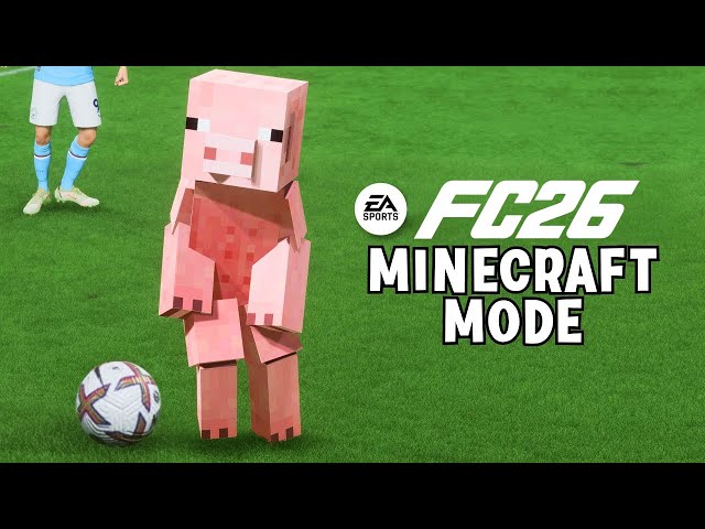 FIFA 23 mod brings Minecraft to the soccer field, and Twitter goes wild